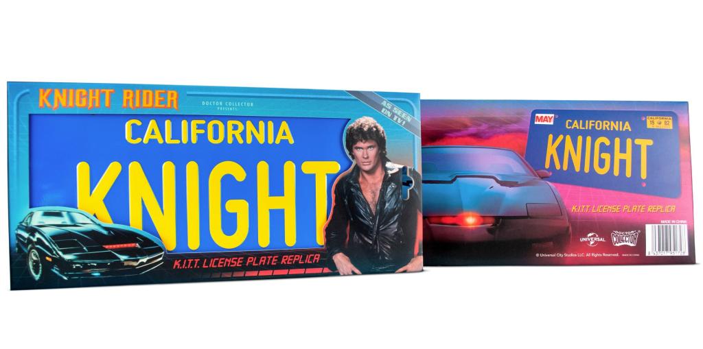 KNIGHT RIDER - 'K.I.T.T.' License Plate - 33,5 x 16 cm : ShopForGeek ...