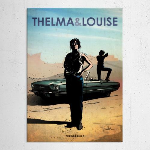 CAR LEGEND - Magnetic Metal Poster 45X32 - Thelma & Louise ...