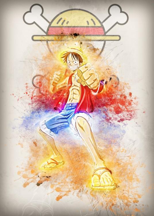 RAPTURE- Magnetic Metal Poster 45x32 - Luffy From One piece Fanart ...