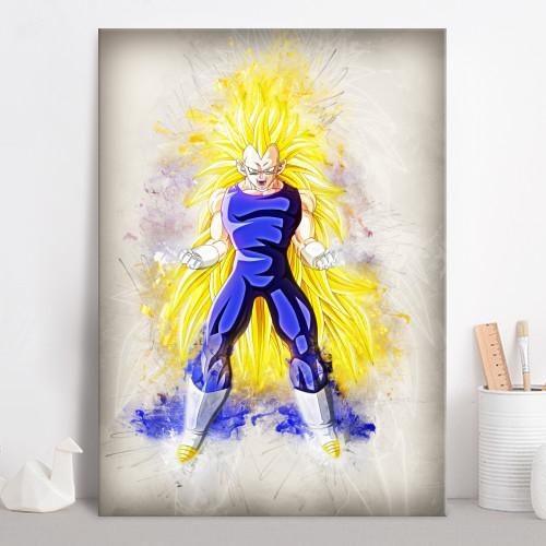 RAPTURE- Magnetic Metal Poster 45x32 - Vegeta SSJ3 : ShopForGeek.com ...