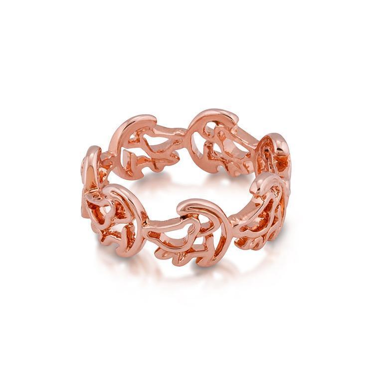 LION KING - Simba Ring 'Rose Gold Plated' (Size 6) : ShopForGeek.com ...