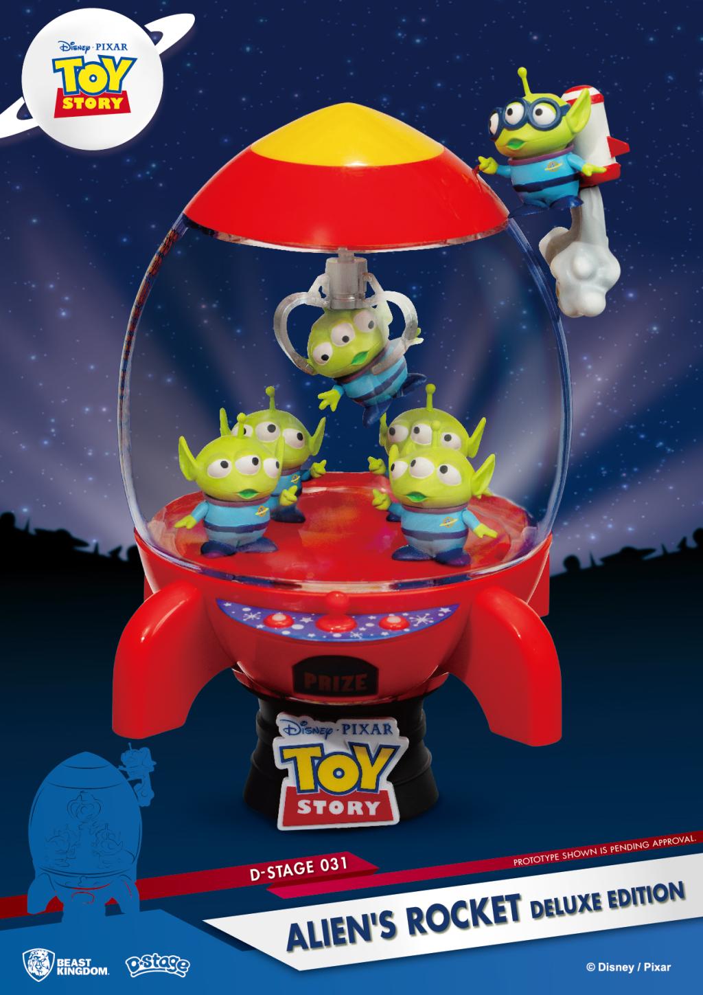 TOY STORY - Alien's Rocket "Deluxe Edition" - Diorama D-Stage 15cm ...