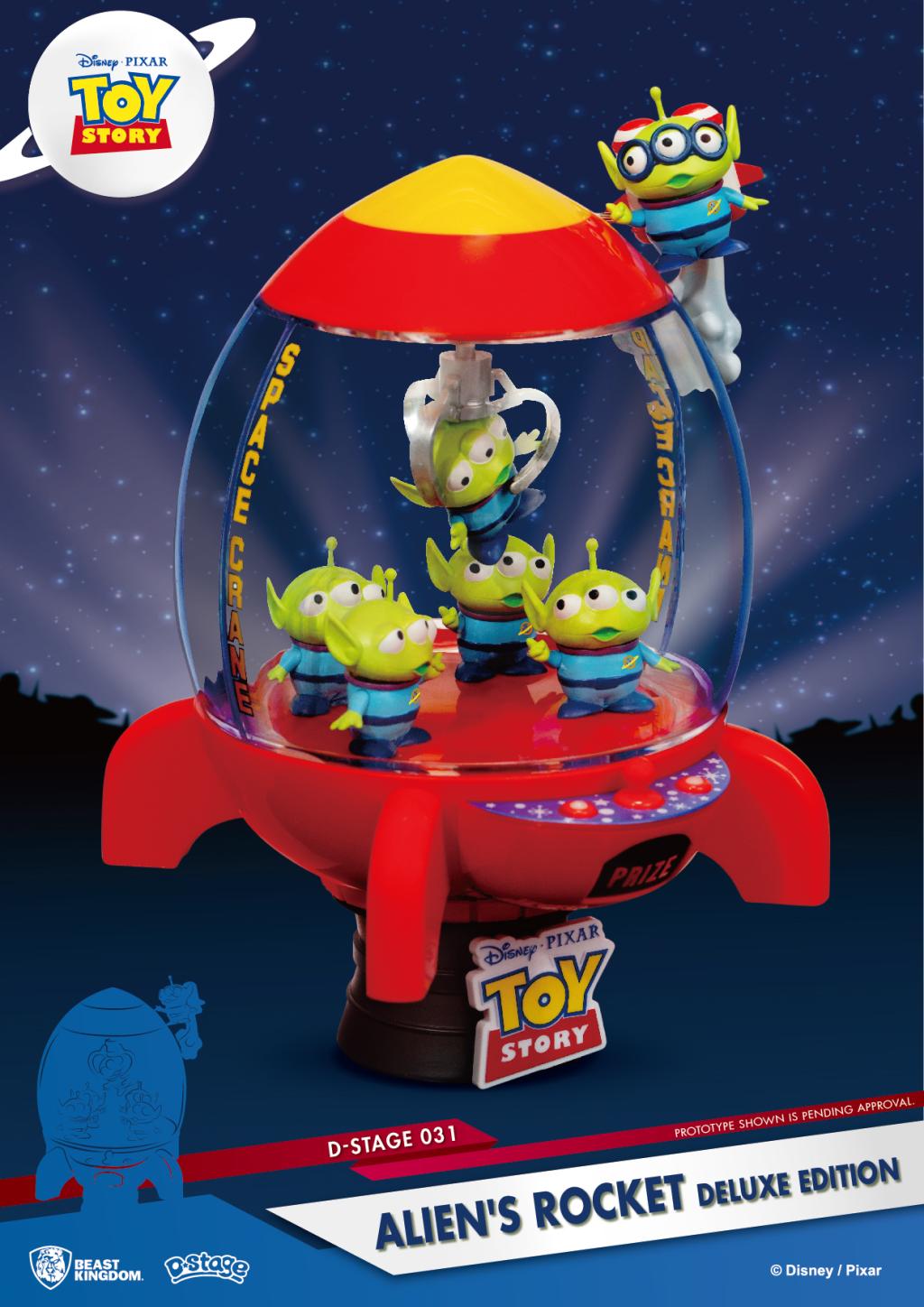 TOY STORY - Alien's Rocket "Deluxe Edition" - Diorama D-Stage 15cm ...