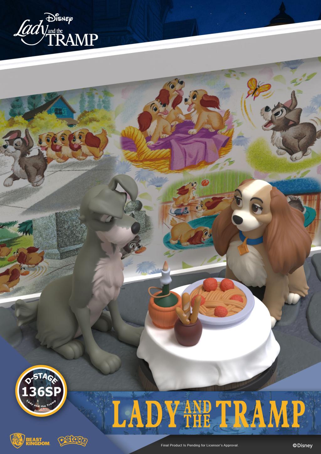 LA BELLE ET LE CLOCHARD - Belle et le clochard - Diorama D-Stage 12cm ...