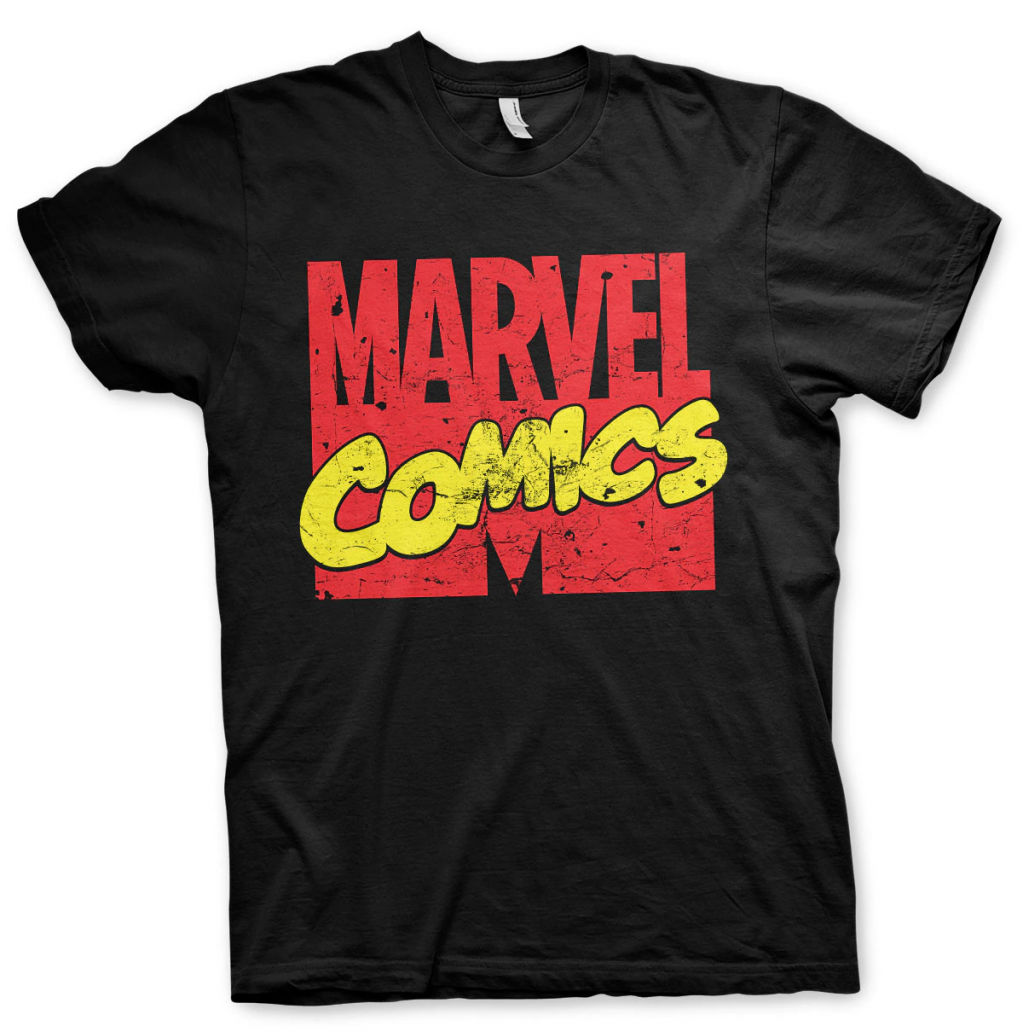MARVEL - Vintage Marvel Comics Logo - T-Shirt (S) : ShopForGeek.com: T ...