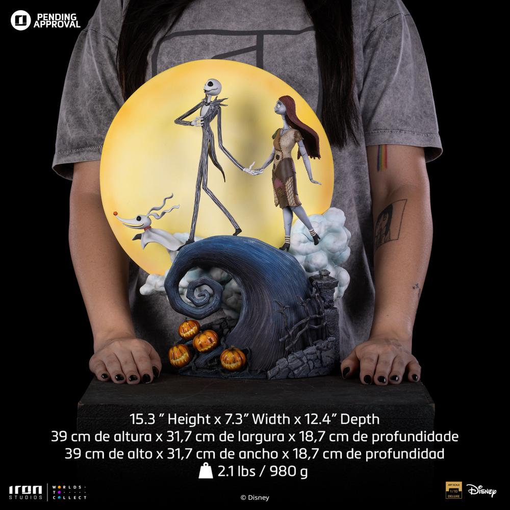 NBX - Jack & Sally - Statue Art Scale 1/10 Deluxe 39cm : ShopForGeek ...