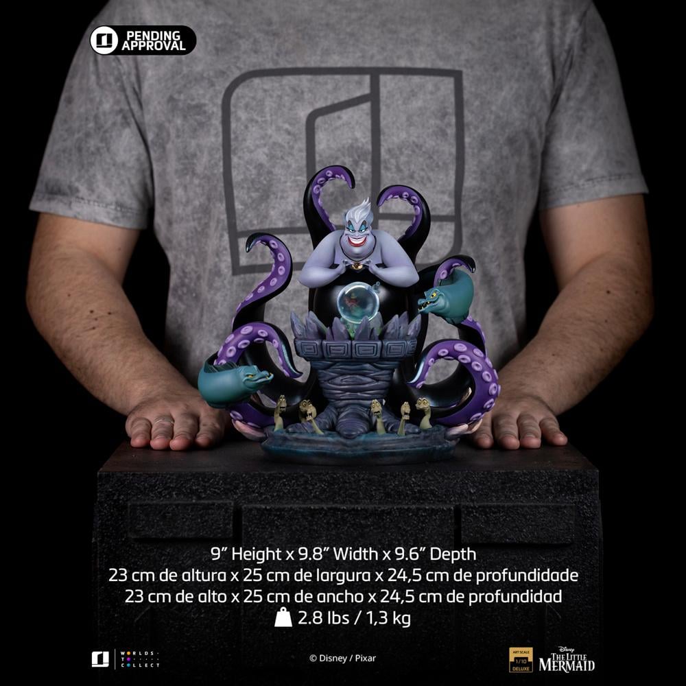 DISNEY VILLAINS - Ursula - Statue Deluxe Art Scale 1/10 23cm ...