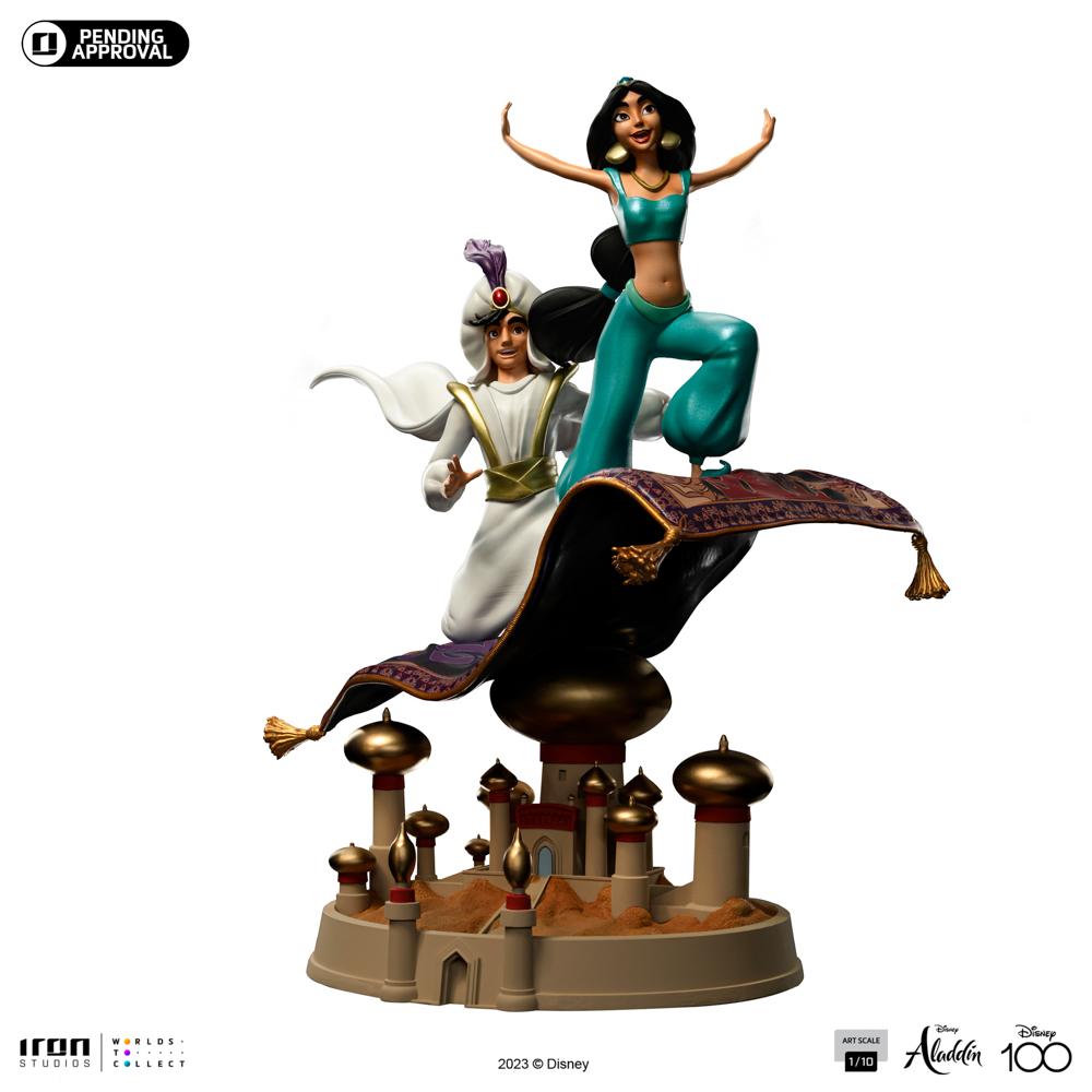 DISNEY CLASSICS - Aladdin & Jasmine - Statue Art Scale 1/10 30.3cm ...