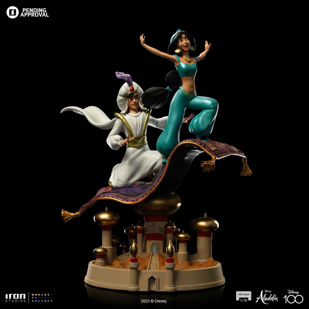 DISNEY CLASSICS - Aladdin & Jasmine - Statue Art Scale 1/10 30.3cm ...