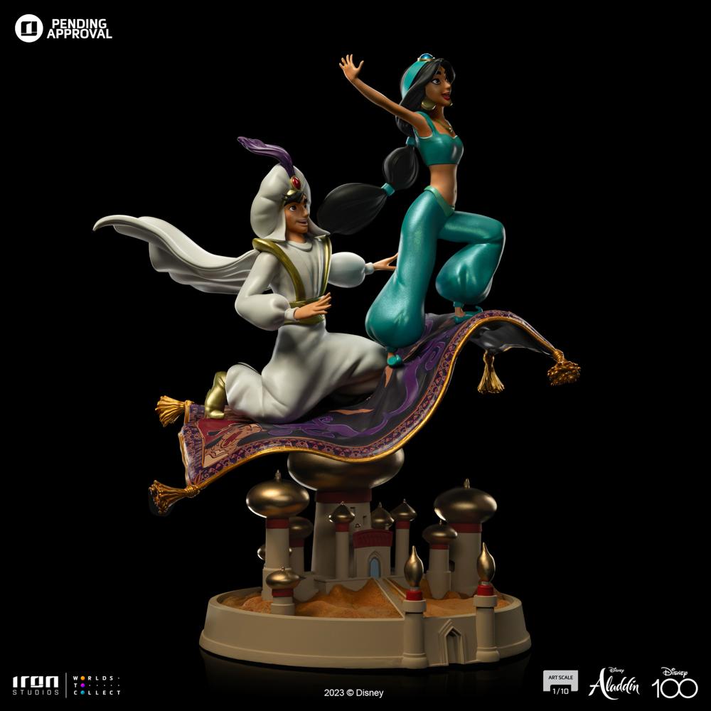 DISNEY CLASSICS - Aladdin & Jasmine - Statue Art Scale 1/10 30.3cm ...