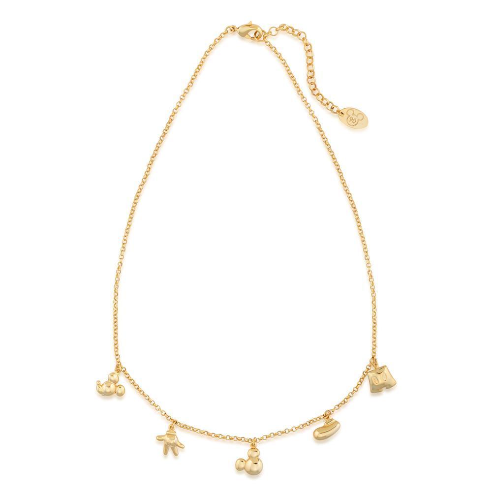 DISNEY MICKEY MOUSE - Icon Charm Necklace 'Gold Plated' : ShopForGeek ...