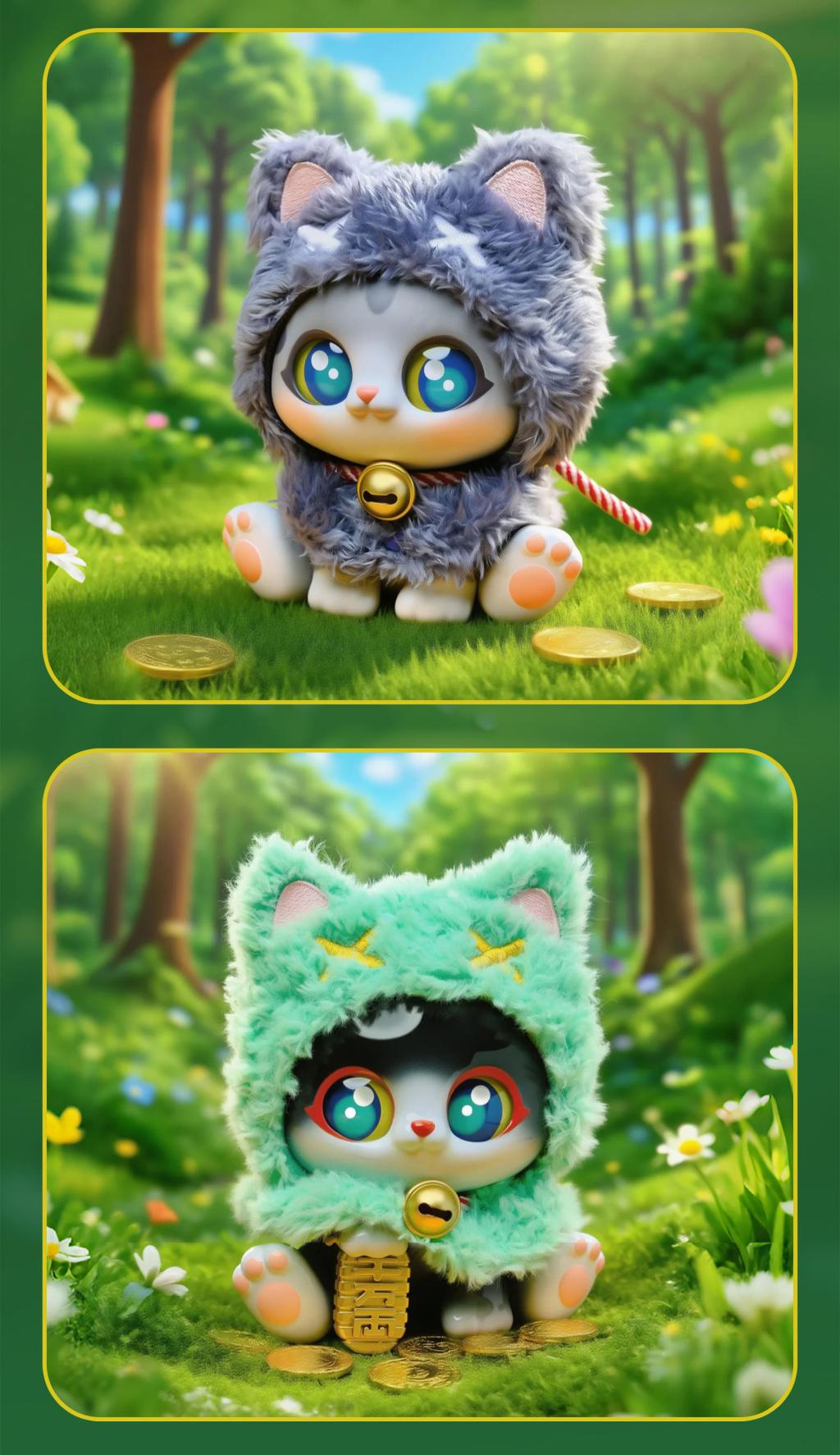 PICOCO - Lucky Kitty Cape Series BLIND BOX - 10cm : ShopForGeek.com ...