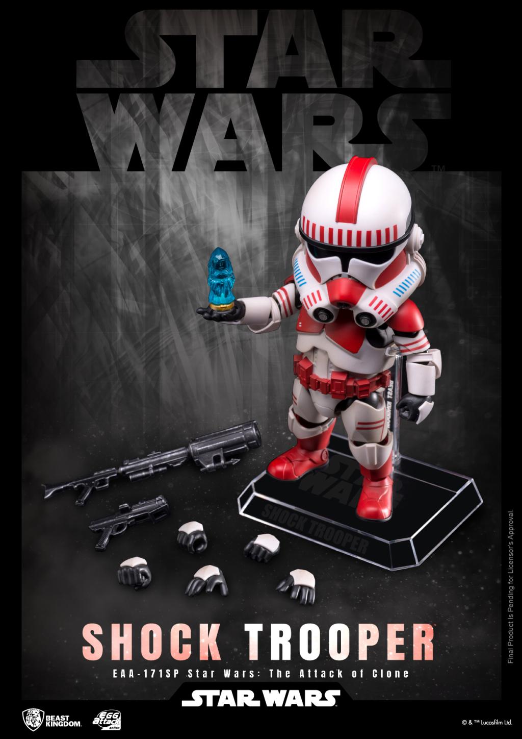 STAR WARS - Shock Trooper - Figure Egg Attack Action 16.5cm ...