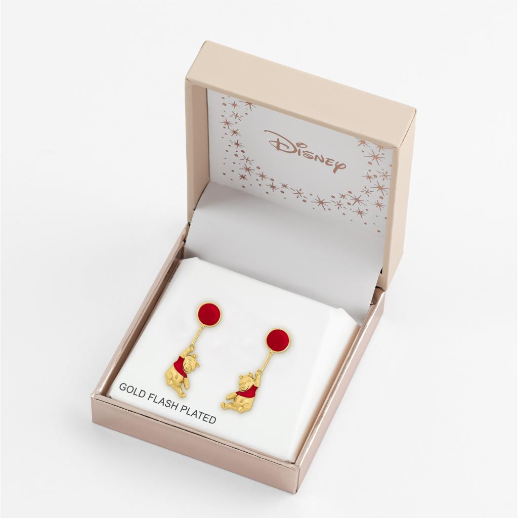 WINNIE THE POOH - Pair of Drop Earrings - Brass Plated : ShopForGeek ...