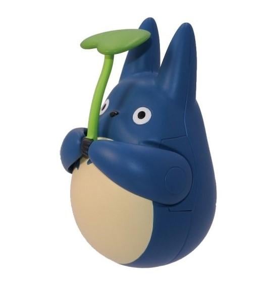 MY NEIGHBOR TOTORO - Blue Totoro with leaf - Figure Culbuto 5.8cm ...
