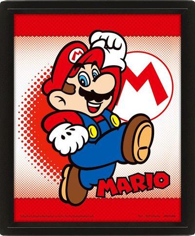 SUPER MARIO - Mario Yoshi Flip - 3D Lenticular Poster 26x20cm ...