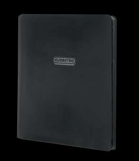 EVORETRO - Regular card binder with zipper 3x3 - Black : ShopForGeek ...