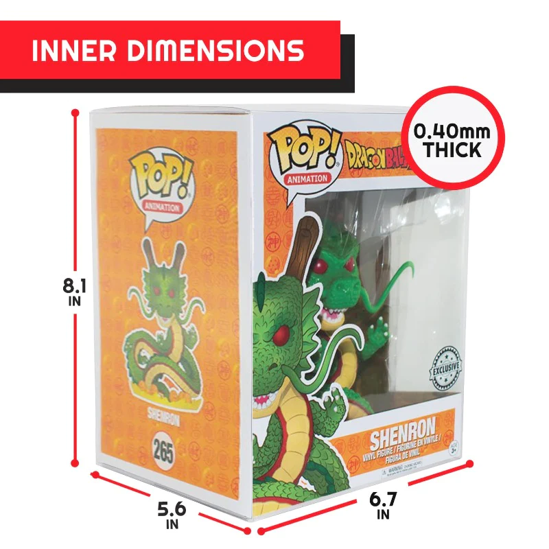 EVORETRO - Premium Funko Pop Plastic Protector for 15cm 10-Pack ...