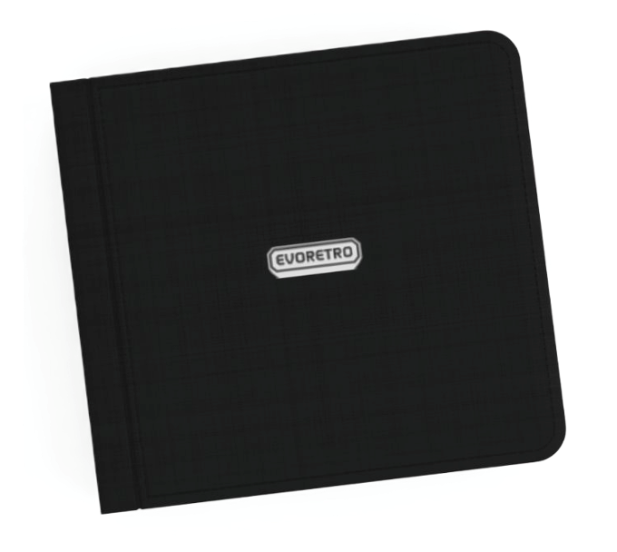 EVORETRO - Regular card binder with zipper 4x3 - Black : ShopForGeek ...