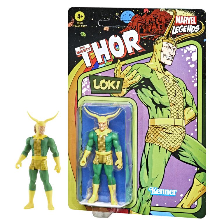 MARVEL - Loki - Figurine Legends Retro Series 10cm : ShopForGeek.com ...
