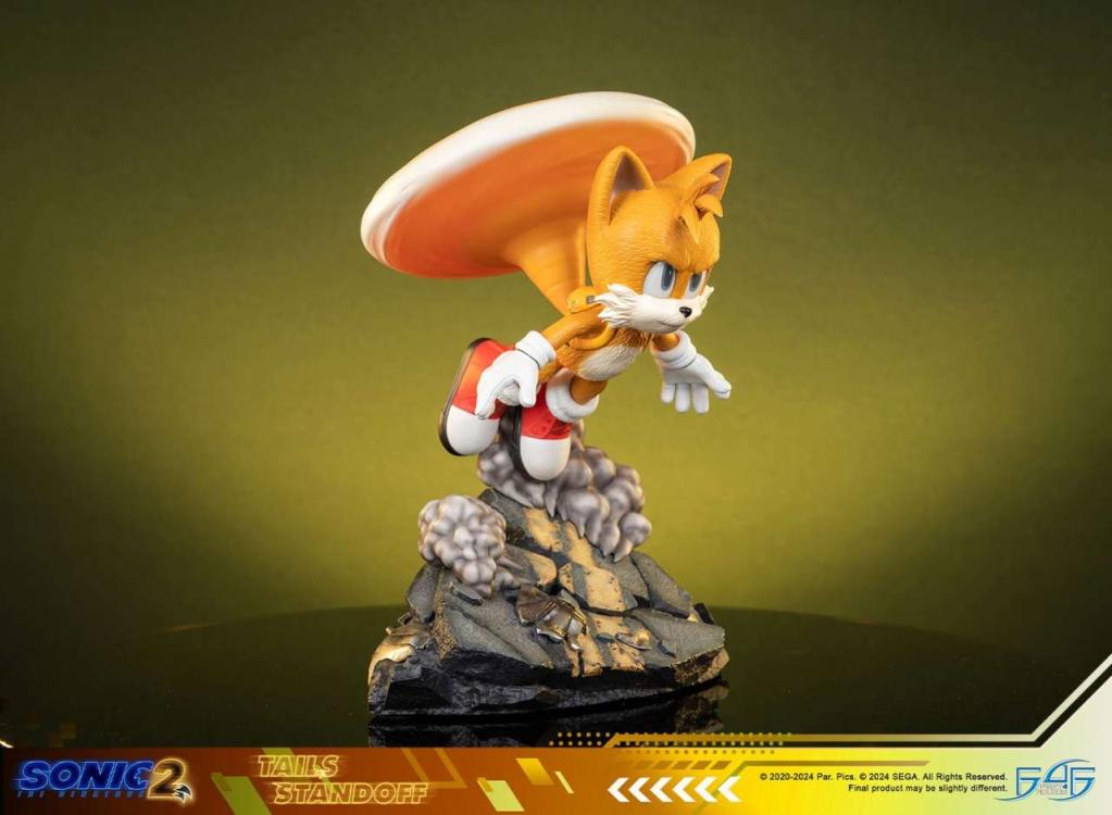 SONIC THE HEDGEHOG 2 - Tails Standoff - Statue 32cm : ShopForGeek.com: Figurines First4Figures Sonic