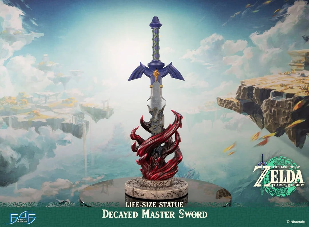 BEMS | ZELDA TEARS OF THE KINGDOM - Decayed Master Sword - Statue 1/1 71cm