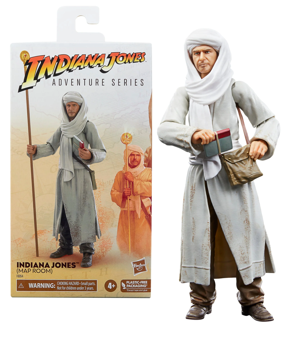 INDIANA JONES 1 - Indiana Jones "Map Room" -Fig. Adventure Series 15cm ...