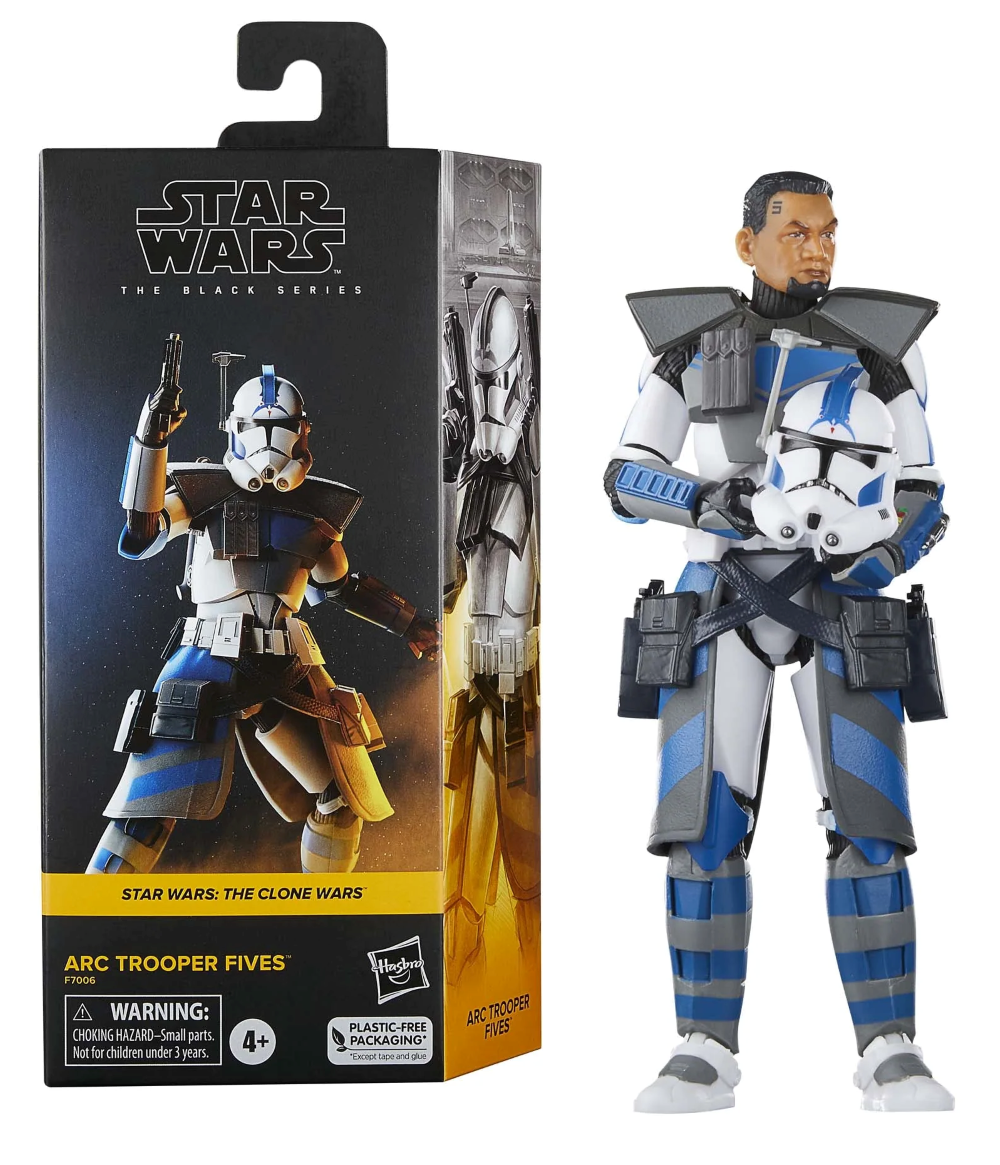 THE CLONE WARS ARC Trooper Fives Figure Black Series 15cm THE CLONE WARS ARC Trooper Fives Figure Black Series 15cm