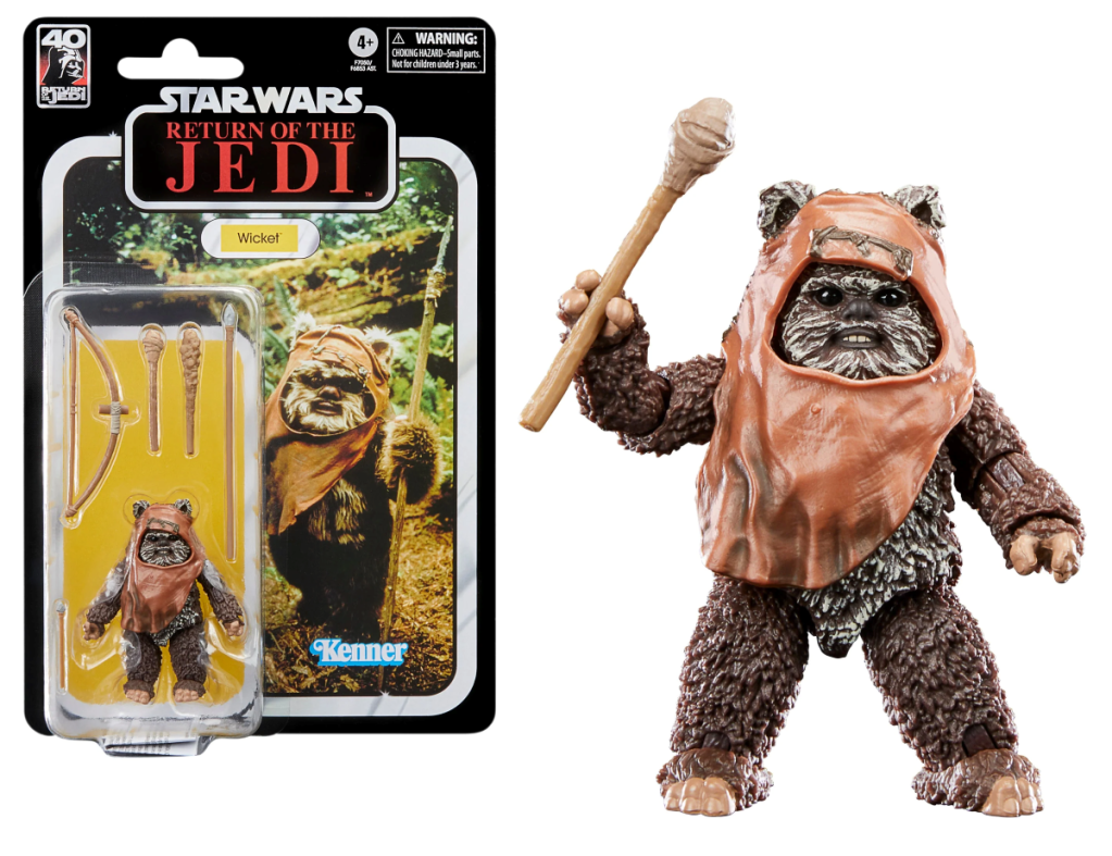 STAR WARS 6 40TH ANNIV. - Wicket - Figure Black Series 15cm ...
