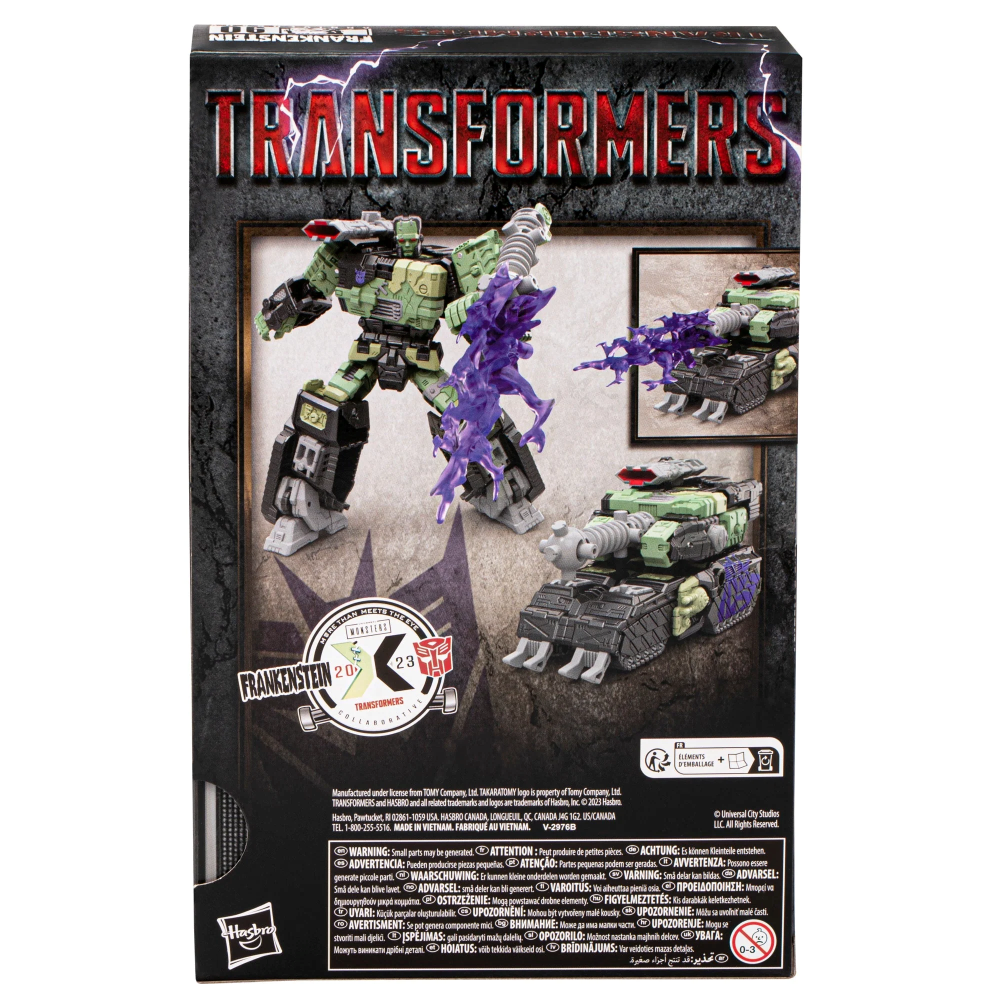 TRANSFORMERS - Frankentron- Fig. Collaborative Universal Monsters 14cm ...
