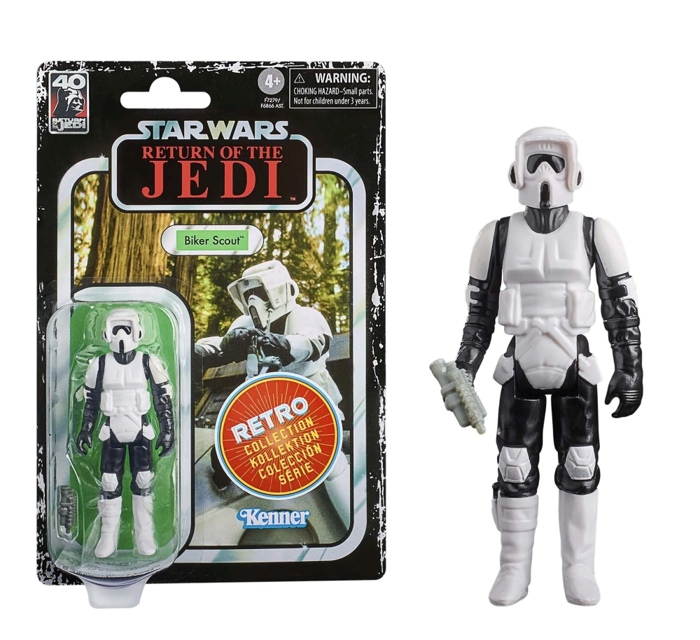 STAR WARS - Biker Scout - Figure Retro Colection 10cm : ShopForGeek.com ...