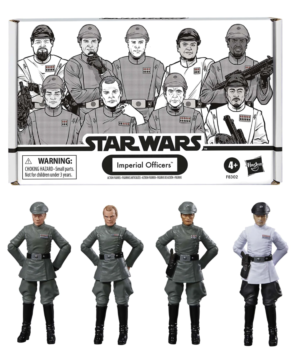 STAR WARS - 4 Imperial Officers Pack - Fig. Vintage Collection 10cm ...