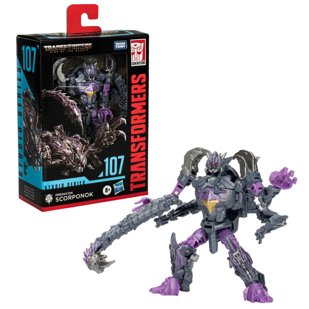 RISE OF THE BEASTS - 107 Scorponok -Figurine Studio Series Deluxe 11cm ...