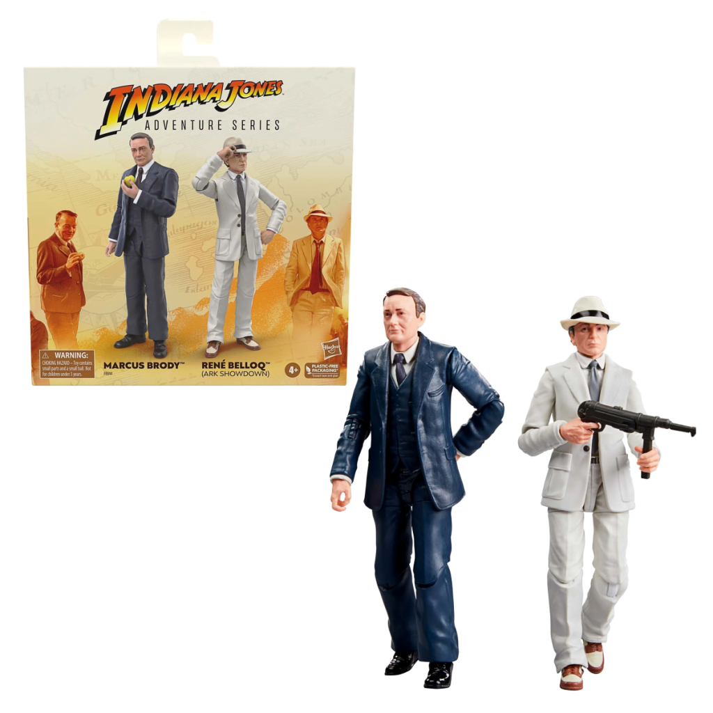 INDIANA JONES - Pack Marcus Brody & Rene Belloq -Fig. Adventure Series ...