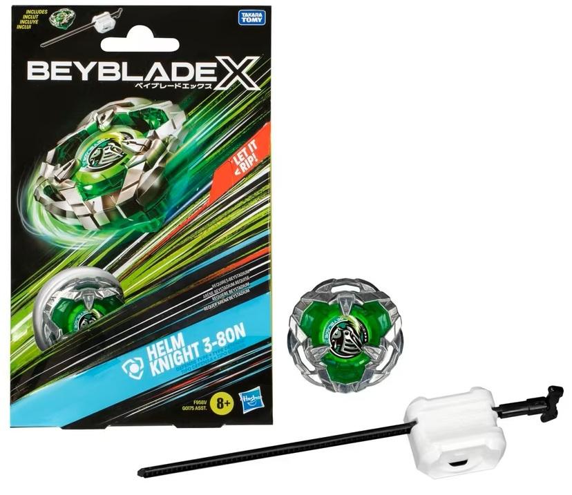 BEYBLADE X - Helm Knight 3-80N Starter Pack : ShopForGeek.com: Figurita ...