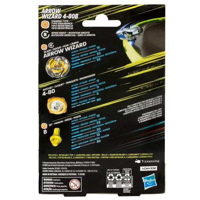 BEYBLADE X - Arrow Wizard 4-80B Starter Pack : ShopForGeek.com ...