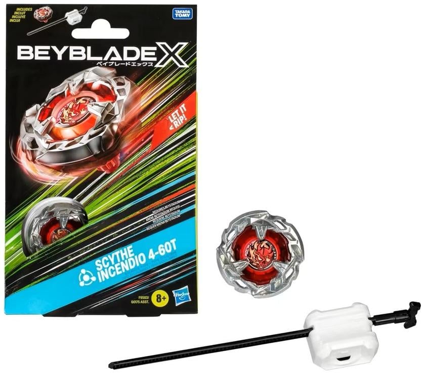BEYBLADE X - Scythe Incendio 4-60T Starter Pack : ShopForGeek.com ...