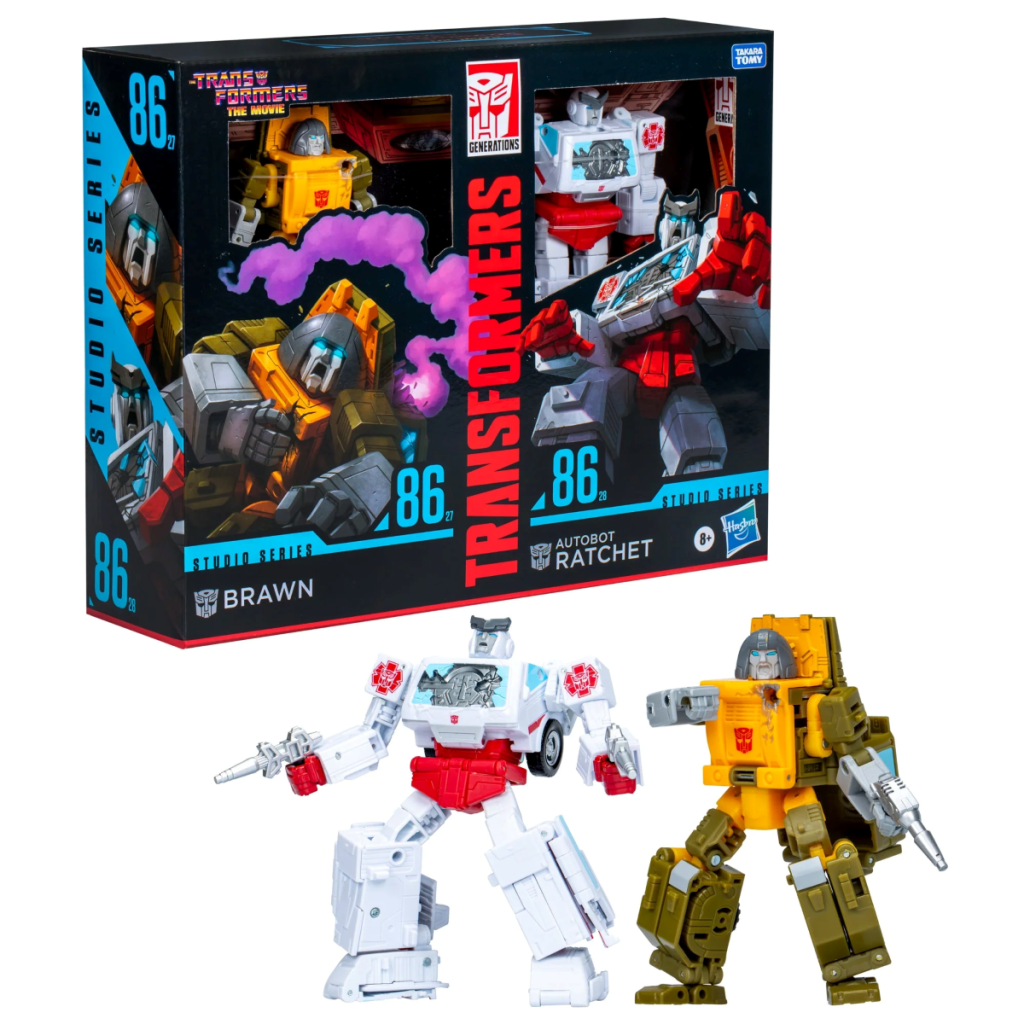 TRANSFORMERS - Brawn & Autobot Ratchet -Fig. Studio Series Deluxe 12cm ...