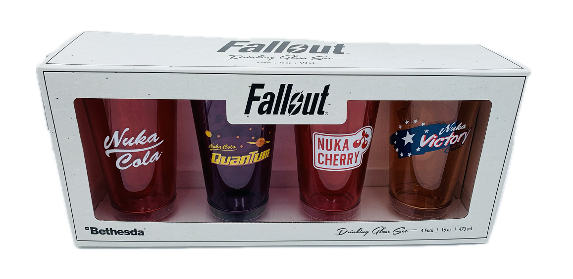 FALLOUT - Nuka-Cola - Pack of 4 450ml 473ml : ShopForGeek.com: Glass ...