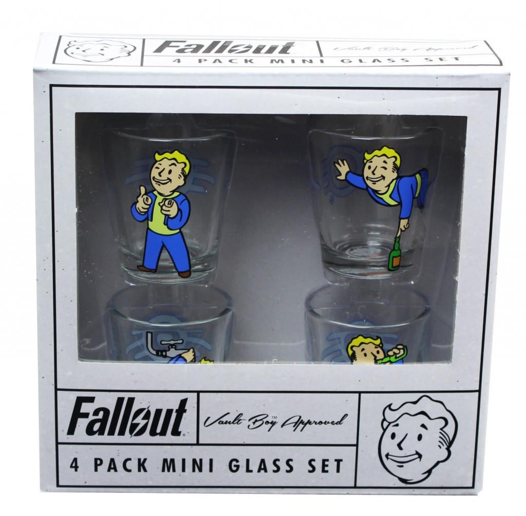 FALLOUT - 4 Mini Shot Glass : ShopForGeek.com: Verre Fallout