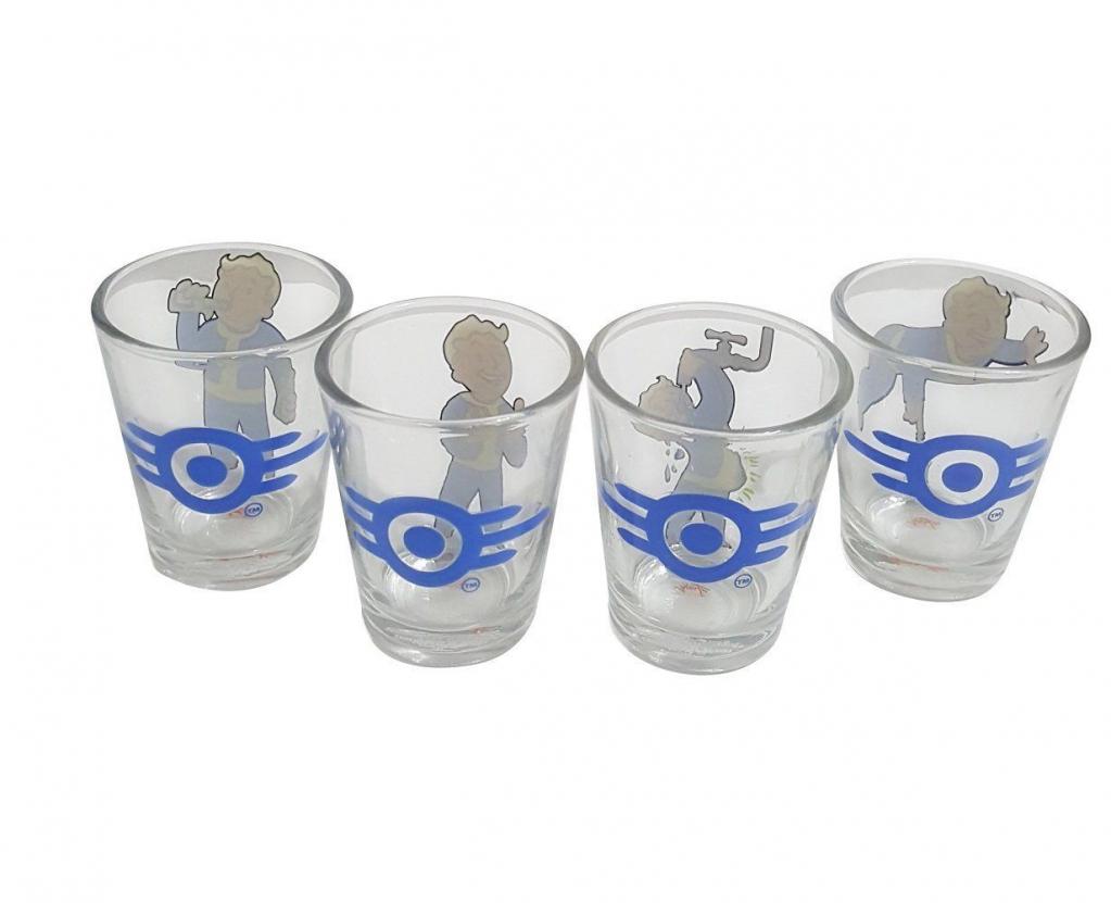 FALLOUT - 4 Mini Shot Glass : ShopForGeek.com: Verre Fallout