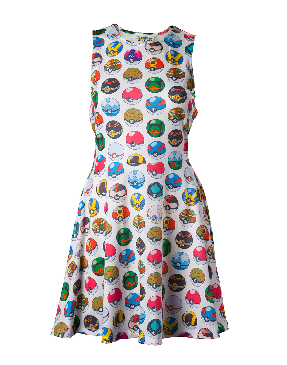 POKEMON - All Over PokeBall Dress (XS) : ShopForGeek.com: Robe Difuzed ...