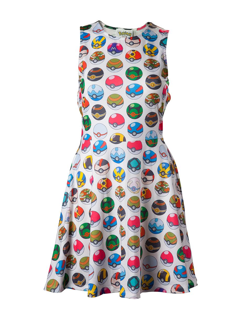 POKEMON - All Over PokeBall Dress (L) : ShopForGeek.com: Robe Difuzed ...