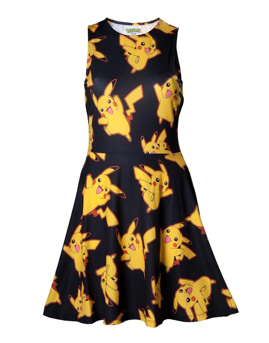 POKEMON - Black All Over Pikachu Dress (M) : ShopForGeek.com: Robe ...