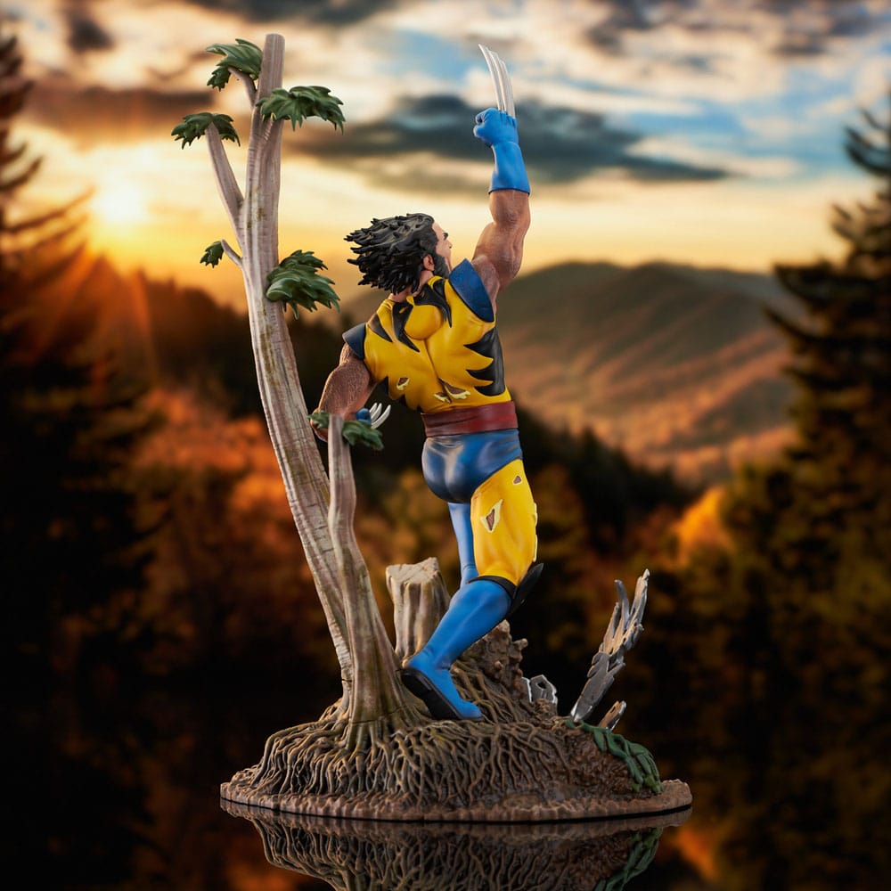 MARVEL - 90's Comic Wolverine - Diorama Marvel Gallery 28cm ...