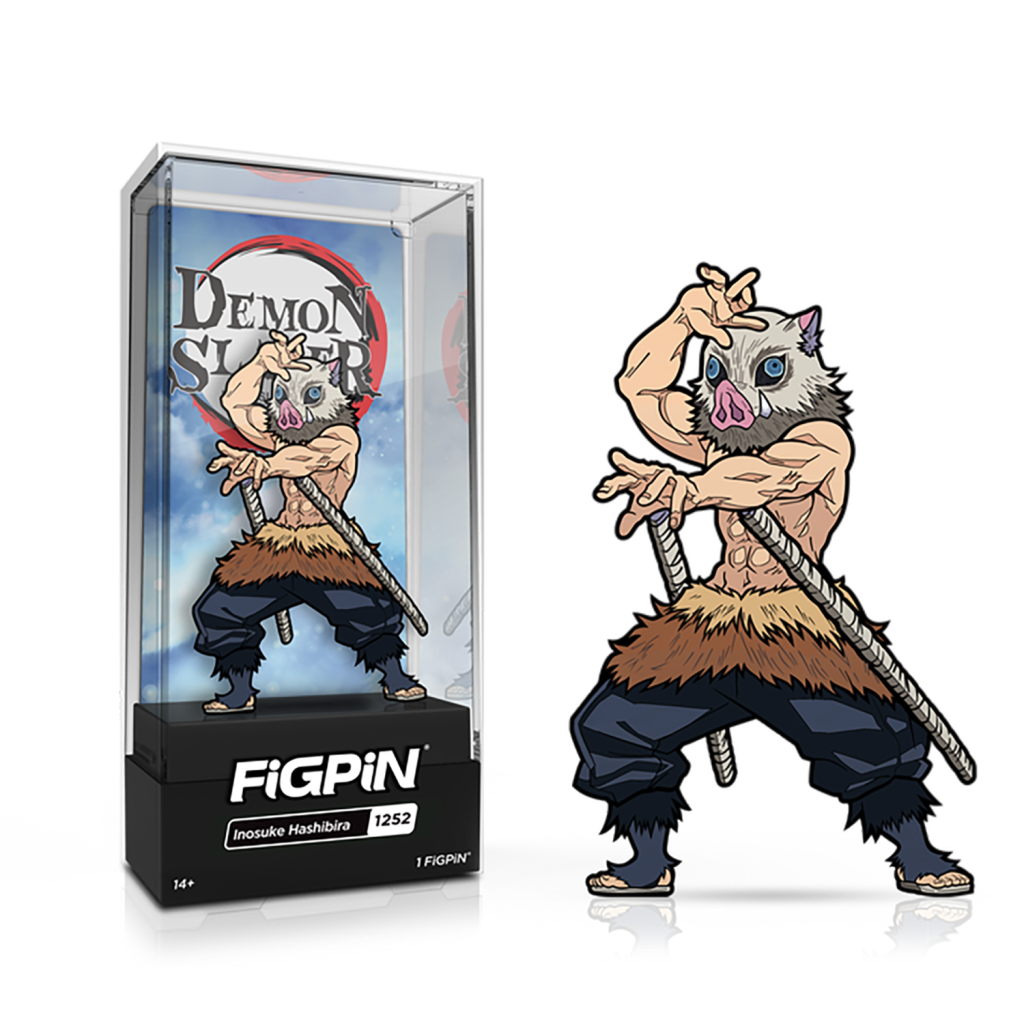 DEMON SLAYER - Inosuke Hashibara - FigPin : ShopForGeek.com: Pin Badge ...