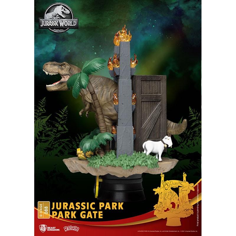 JURASSIC PARK - Park Gates - Diorama D-Stage 15cm : ShopForGeek.com ...