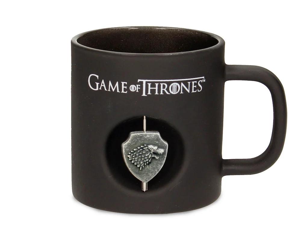 GAME OF THRONES - Mug - Stark 3D Rotating Emblem - Black : ShopForGeek ...