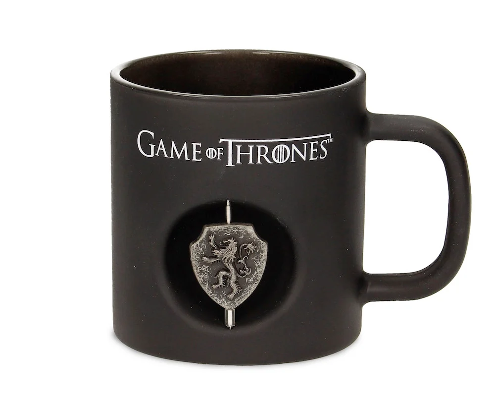 GAME OF THRONES - Mug - Lannister 3D Rotating Emblem - Black ...