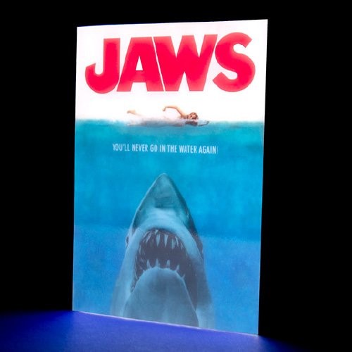 JAWS - Movie Poster Light - Size A4 : ShopForGeek.com: Lamp Fizz ...